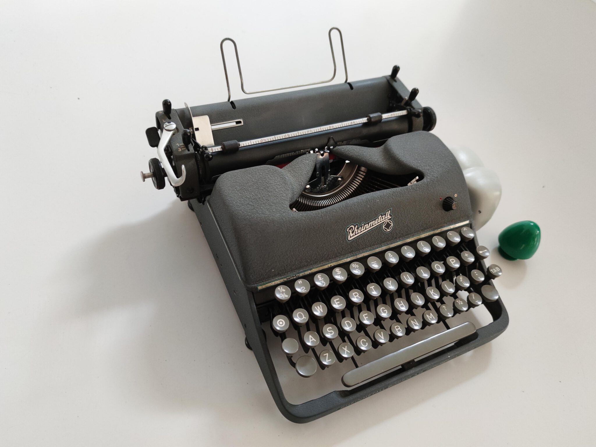 Original Vintage Rheinmetall Typewriter – Addictedtovintage.nl
